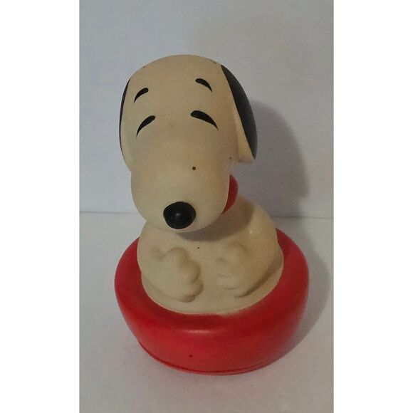 Knickerbocker | Toys | Vintage Peanuts 96s Snoopy Roly Poly Toy ...
